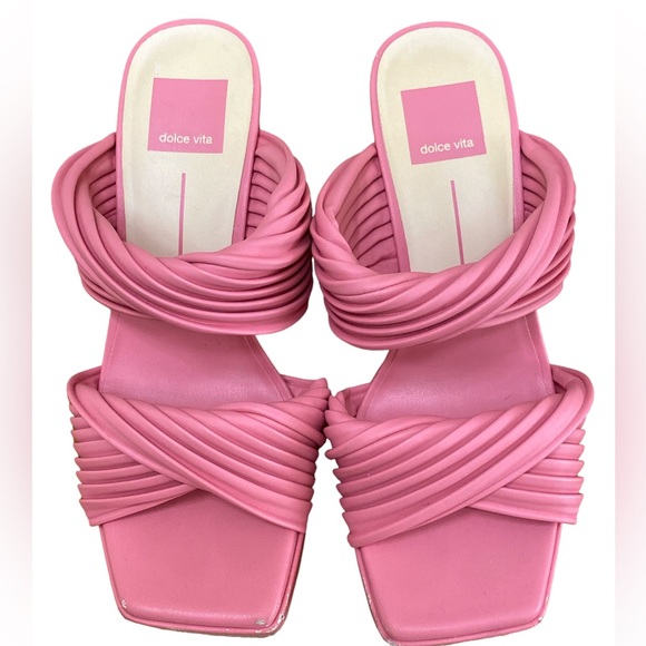 Dolce Vita | Shoes | Dolce Vita Altin Square Toe Pink Platform Side ...